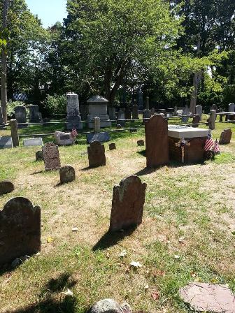 This is where Abraham Woodhull's farmstead stood.